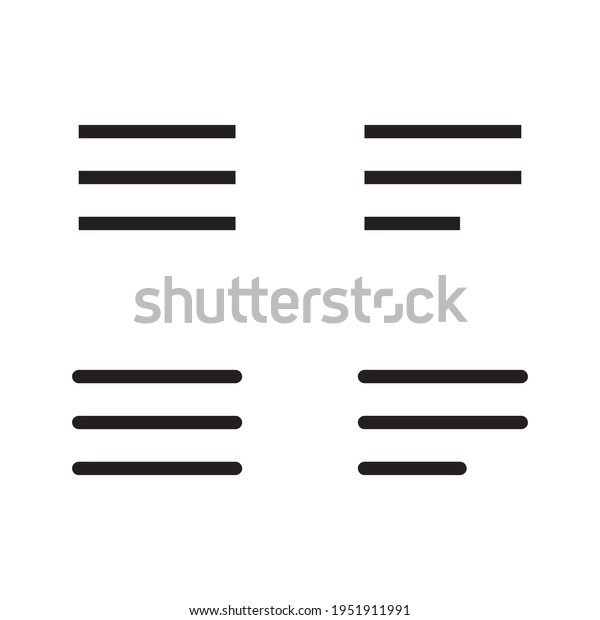 Hamburger Menu Bar Line Art Vector Stock Vector (Royalty Free ...