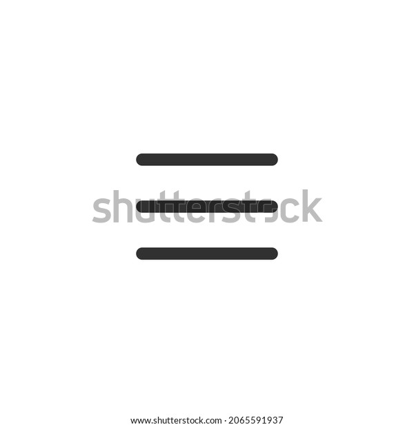 Hamburger Menu Icon Drop Down Ease Stock Vector (Royalty Free ...