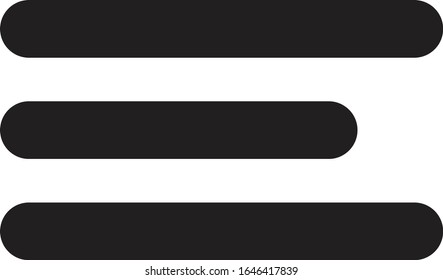 Hamburger Menu Icon Website Stock Vector (Royalty Free) 1646417839 ...
