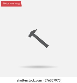 Hammer Icon Stock Vector (Royalty Free) 376857973 | Shutterstock