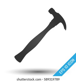 Hammer Icon Simple Flat Logo Hammer Stock Vector (Royalty Free ...