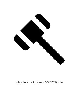 Hammer Simple Image Logo Icon Stock Vector (Royalty Free) 1401239516 ...