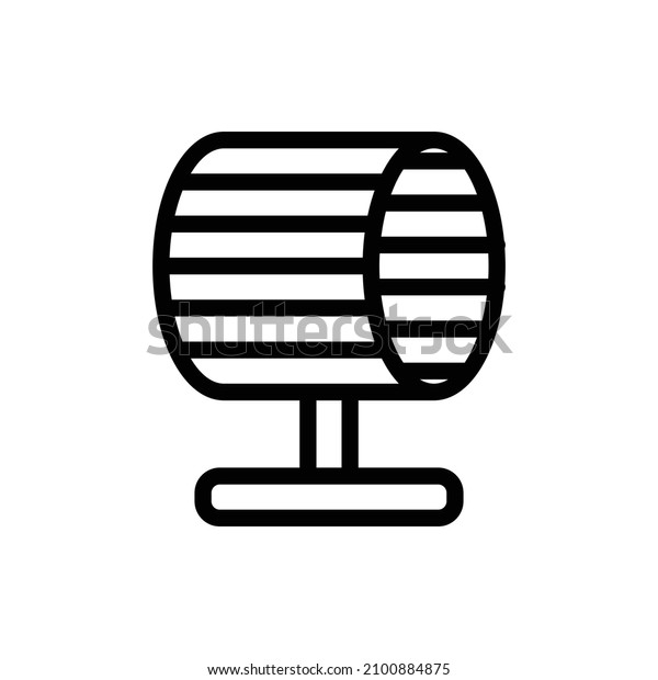 Hamster Wheel Outline Icon Hamster Wheel Stock Vector (Royalty Free ...