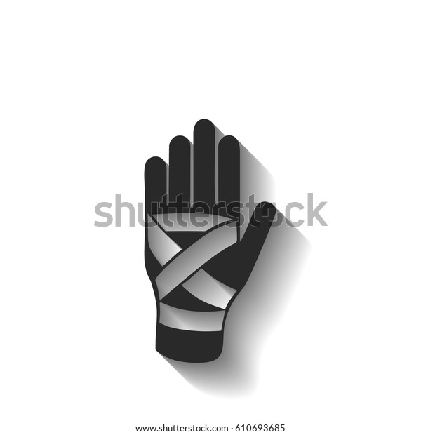 Hand Bandaging Vector Illustration Stock Vector (Royalty Free ...