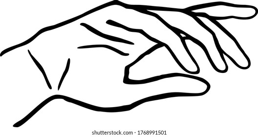Open Hand Stock Vector (Royalty Free) 2315915