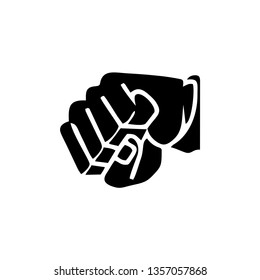 Hand Blow Black Modern Vector Logo Stock Vector (Royalty Free ...