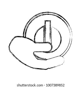 Hand Button Icon Stock Vector (Royalty Free) 1007389852 | Shutterstock