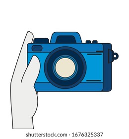 Retro Camera Isolated Vector Illustration Stock Vector (Royalty Free ...