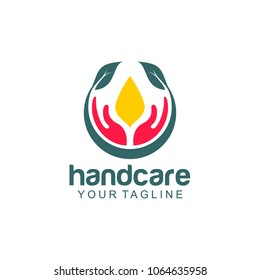 Hand Care Logo Design Stock Vector (Royalty Free) 1064635958 | Shutterstock