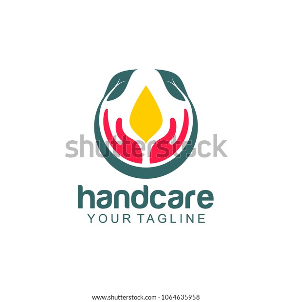 Hand Care Logo Design Stock Vector (Royalty Free) 1064635958 | Shutterstock