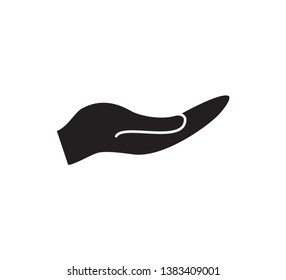 Hand Care Symbol Icon Vector Stock Vector (Royalty Free) 1383409001 ...