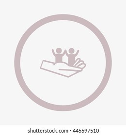 Hand Children Icon Stock Vector (Royalty Free) 445597510 | Shutterstock