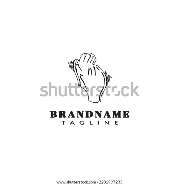 Hand Clapping Logo Cartoon Icon Design Stock Vector (Royalty Free ...