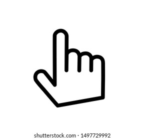 Middle Finger Icon Illustration Isolated Vector: เวกเตอร์สต็อก (ปลอดค่า ...