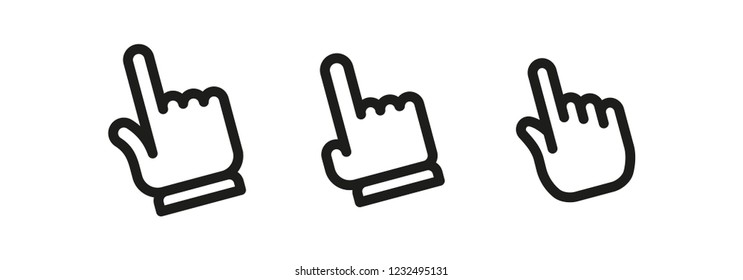 manos de cursor pixeladas vectoriales con: vector de stock (libre de regalías) 70538749 ...