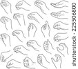 Open Hands Sketch Photos, Images & Pictures | Shutterstock