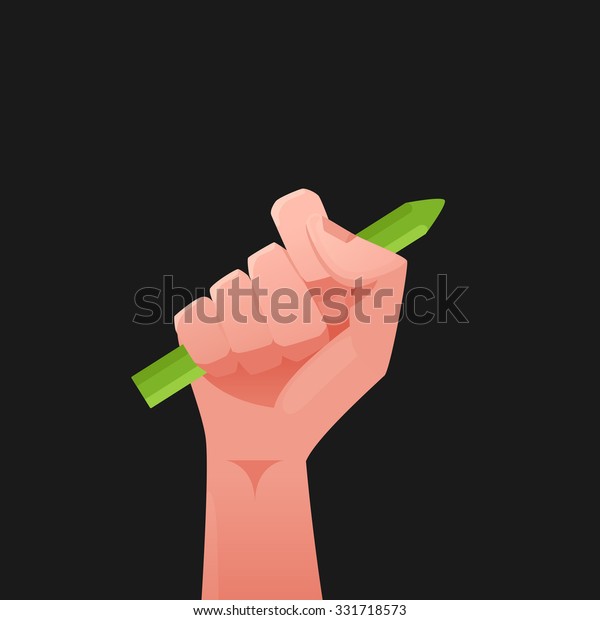 Hand Color Pencil Illustration Stock Vector (Royalty Free) 331718573 ...