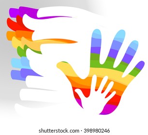 Hand Colorful Illustration Background Stock Vector (Royalty Free ...