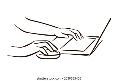Continuous Line Drawing Business Men Shaking Stock Vector (Royalty Free ...
