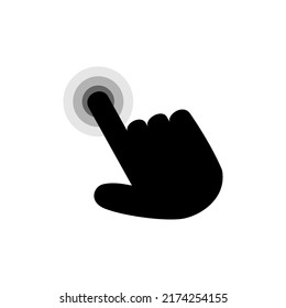 Hand Cursor Icon Vector Illustration Symbol Stock Vector (Royalty Free ...
