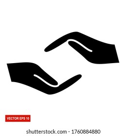 Hand Design Flat Style Hand Gesture Stock Vector (Royalty Free ...