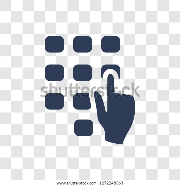 Hand Dial Icon Trendy Hand Dial Stock Vector (Royalty Free) 1272248563 ...
