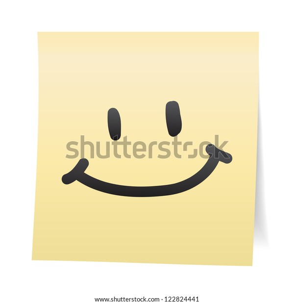 Hand Draw Cartoon On Paper Note Stock Vector (Royalty Free) 122824441