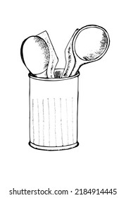 Hand Draw Kitchen Items Vector Style Stock Vector (Royalty Free ...