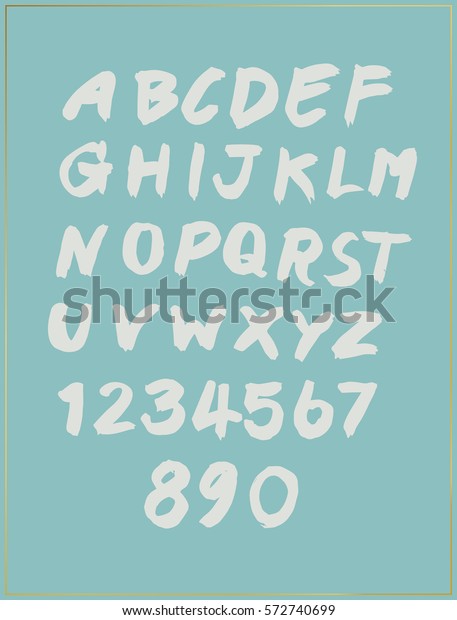 Hand Draw Letter Stock Vector (Royalty Free) 572740699 | Shutterstock