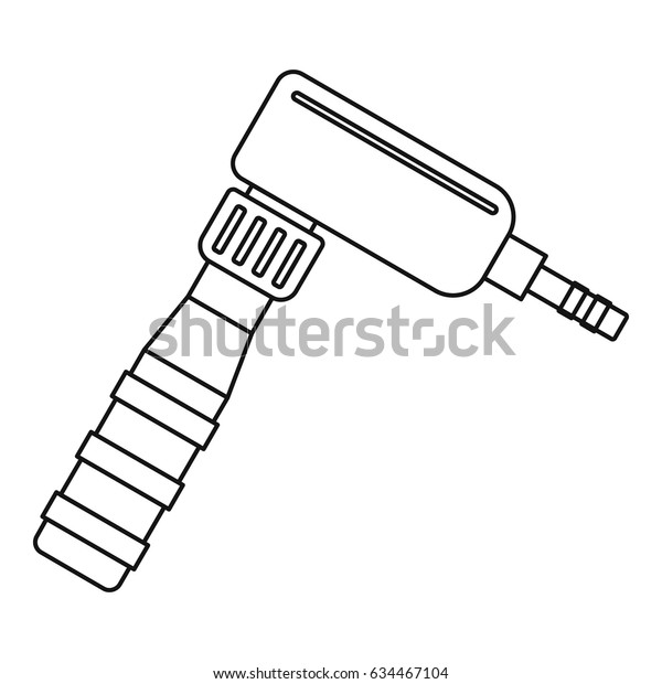 Hand Draw Rotary Tattoo Machine Icon Stock Vector (Royalty Free ...