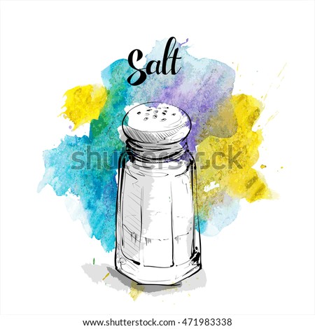 Salt Shaker Drawing | Free download on ClipArtMag
