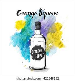 Hand Draw Sugar Syrup Bottle Vector 库存矢量图（免版税）425764276 | Shutterstock