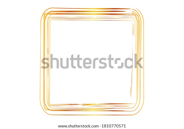 Hand Draw Sketch Square Frame Multiple Stock Vector (Royalty Free ...