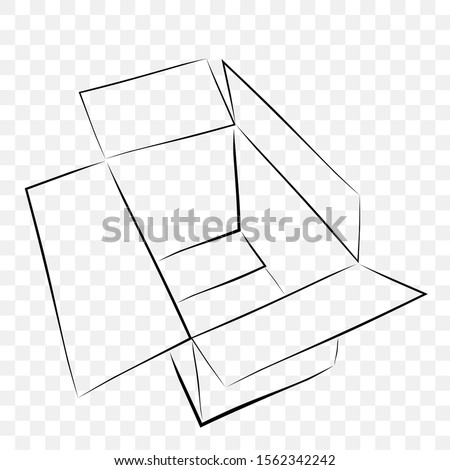 Cardboard Box Drawing | Free download on ClipArtMag