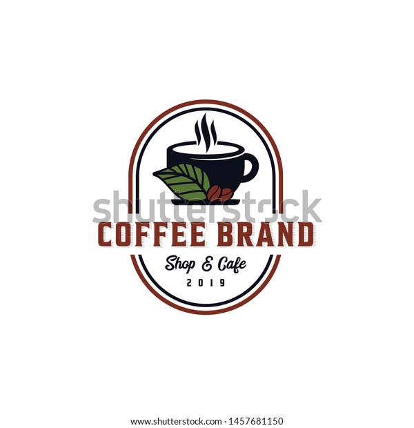 Hand Drawing Cofee Cafee Logo Vector Stock Vector (Royalty Free ...