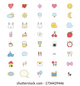 Hand Drawing Cute Planner Icon Stock Vector (Royalty Free) 1734429446 ...