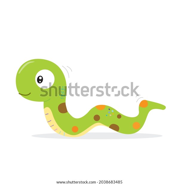 Hand Drawing Doodle Cute Snake Vector Stock Vector (Royalty Free ...