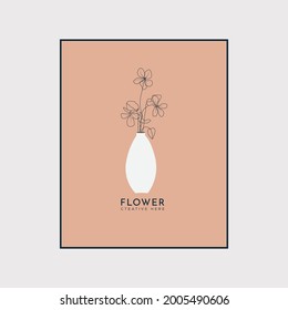 Hand Drawing Flower Logo Hd Vector Stock Vector (Royalty Free ...