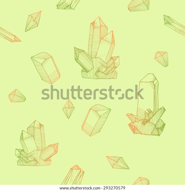 Hand Drawing Mineral Sketch Vector Stock Vector (Royalty Free ...