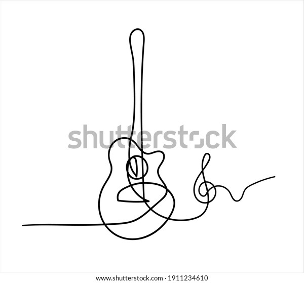 Hand Drawing One Line Stroke Tone Stock Vector (Royalty Free ...