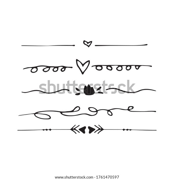 Hand Drawing Stripes Vector Illustration Stock Vector (Royalty Free ...