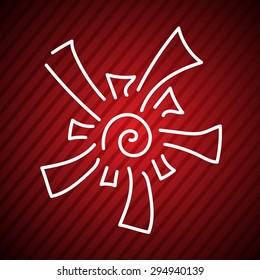 Hand Drawing Sun Icon Vector Stock Vector (Royalty Free) 294940139 ...