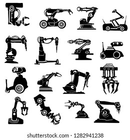 Hand Drawn Abstract Robotic Arm Solid Stock Vector (Royalty Free ...