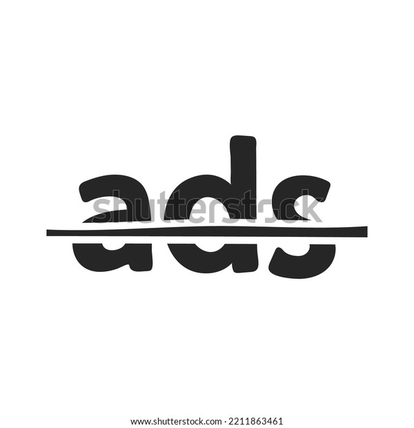 Hand Drawn Ad Post Cross Sign Stock Vector (Royalty Free) 2211863461 ...