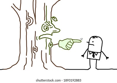 3,080 Angry tree cartoon Images, Stock Photos & Vectors | Shutterstock