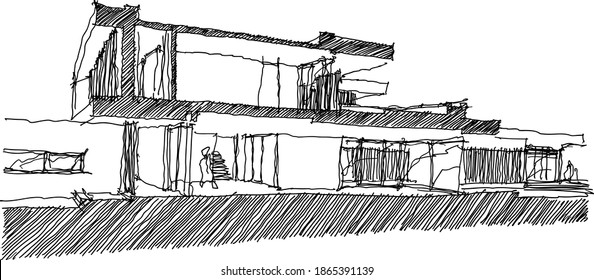 dibujo a mano esbozo de una: vector de stock (libre de regalías ...