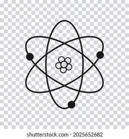 Hand Drawn Atom Isolated On Transparent Stock Vector (Royalty Free ...