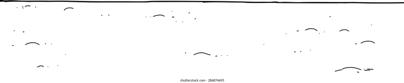 Hand Drawn Background Outline Sandy Ground Stock Vector (Royalty Free ...