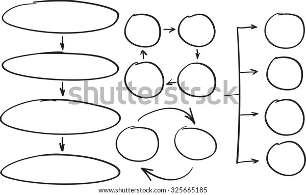 Hand Drawn Black Circle Diagram Stock Vector (Royalty Free) 325665185 ...