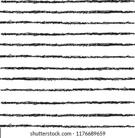Hand Drawn Black Heavy Lines Vector: vector de stock (libre de regalías ...